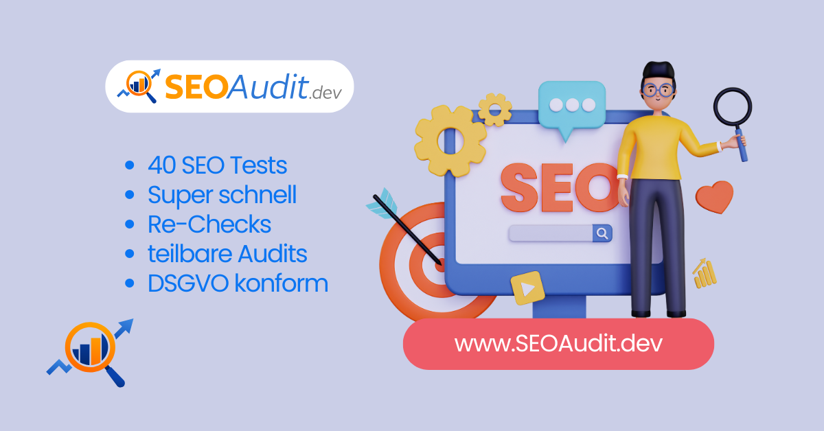 Sofortige und professionelle SEO-Audits - SEOAudit